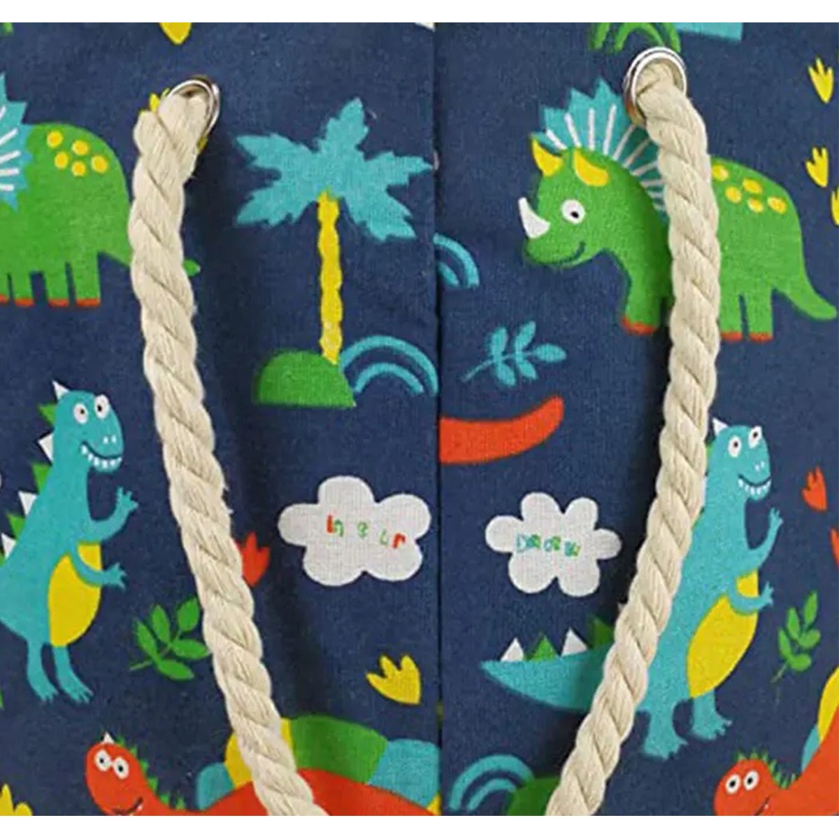 Cos de rufe/jucarii, Zola®, model dinozauri, 43x33 cm, multicolor - eMAG.ro