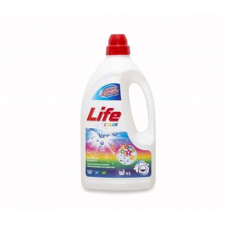 Deterget de rufe colorate, Life Power Clean Color, 45 spalari, 2.7 ...