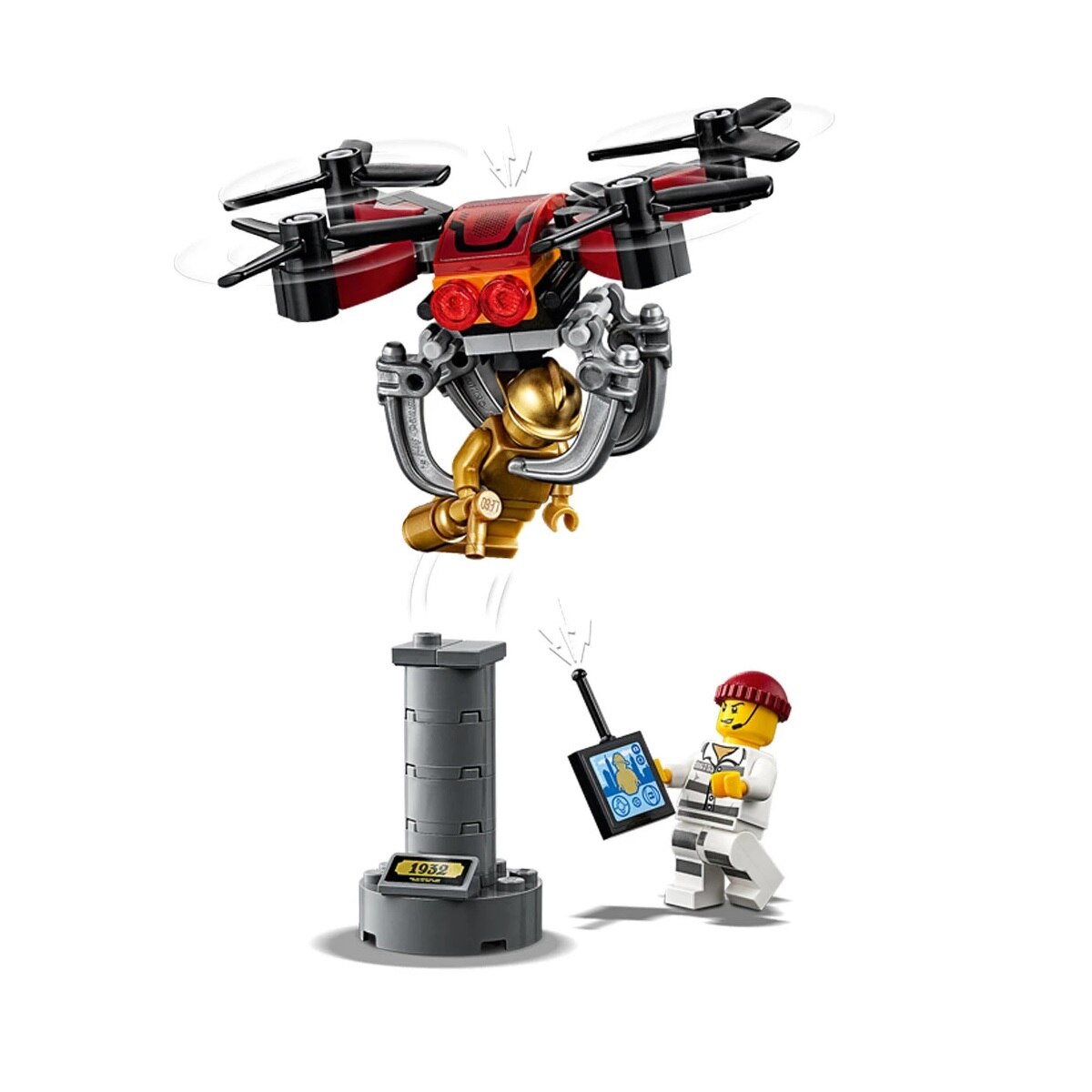 LEGO CITY Преследване с дрон, Sky Police Drone Chase, 192 части, 5 ...