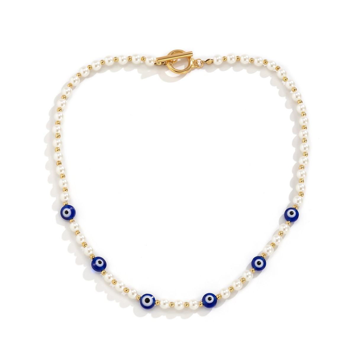 Colier dama, Evil Eyes Bohemian Bohemian margele de perle imitatie de ...