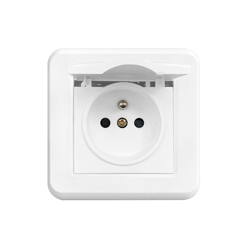 Priza cu capac, Sunmostar, 440 V, 80 x 80 mm, Alb - eMAG.ro