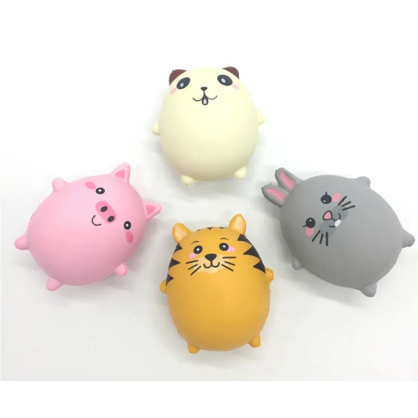 Set 4 Jucarii Senzoriale, Squishy Animals, Revenire lenta, Antistress ...