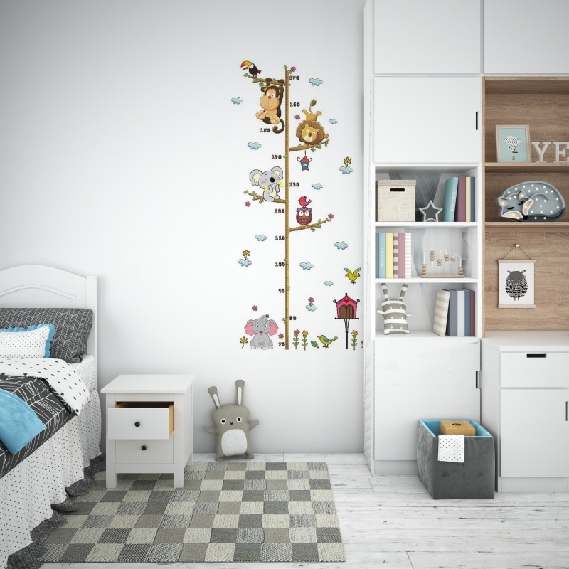 Sticker autocolant CCmax, metru pentru masurare inaltime copii, cu ...