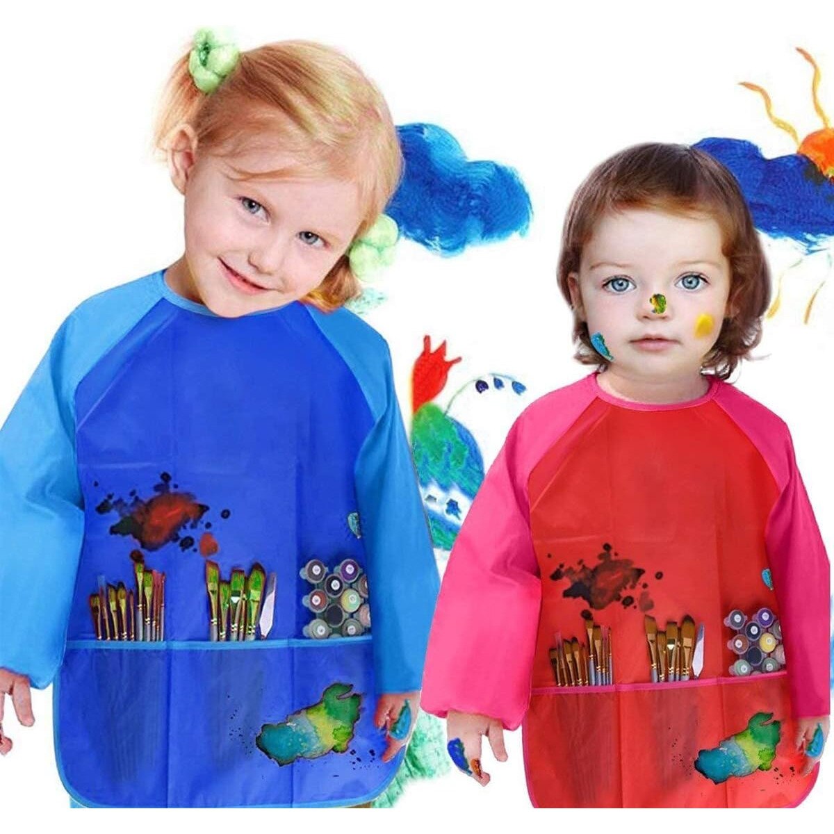 Set 2 sorturi pictura copii, Sunmostar, Poliester, 20.9 x 16.1 inch ...