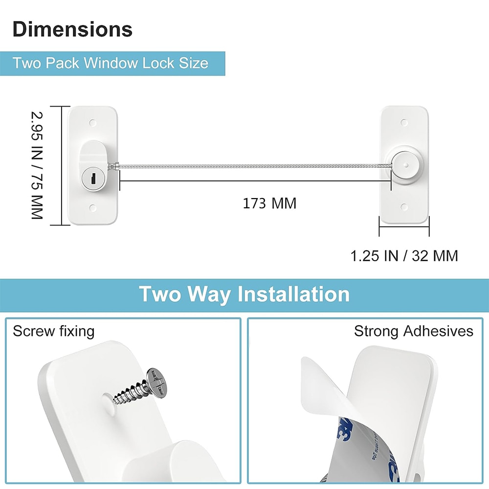 Incuietoare de Siguranta pentru Fereastra, Stnqtsrv, Sistem de Blocare ...