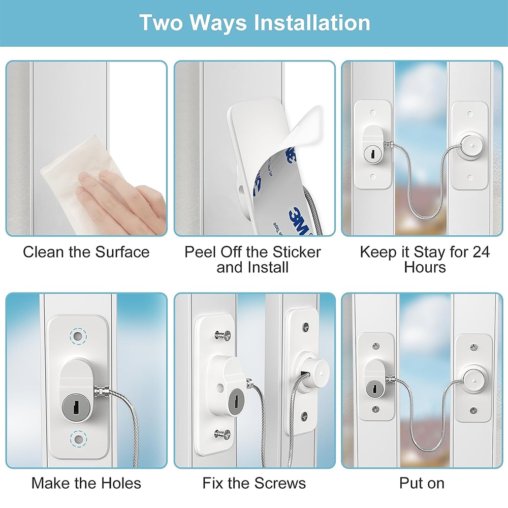 Incuietoare de Siguranta pentru Fereastra, Stnqtsrv, Sistem de Blocare ...