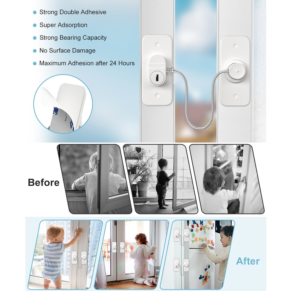 Incuietoare de Siguranta pentru Fereastra, Stnqtsrv, Sistem de Blocare ...