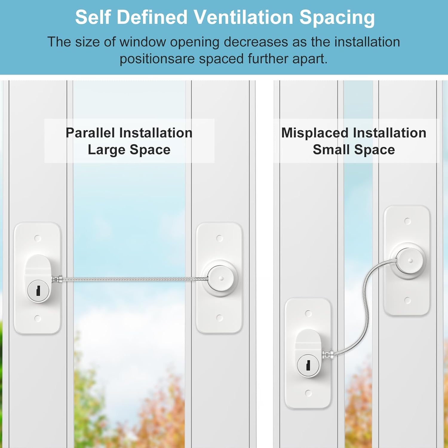 Incuietoare de Siguranta pentru Fereastra, Stnqtsrv, Sistem de Blocare ...