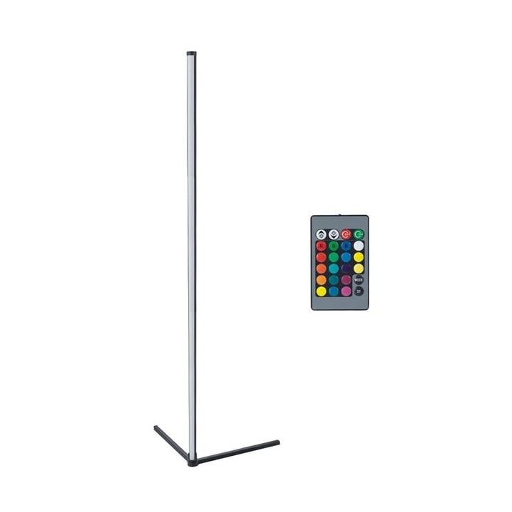 Lampa de podea LED RGB cu baza si telecomanda, 28 x 2.3 x 140 cm - eMAG.ro