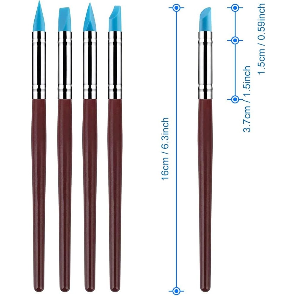 Set 10 unelte modelaj, Sunmostar, Silicon/Plastic, Multicolor - eMAG.ro