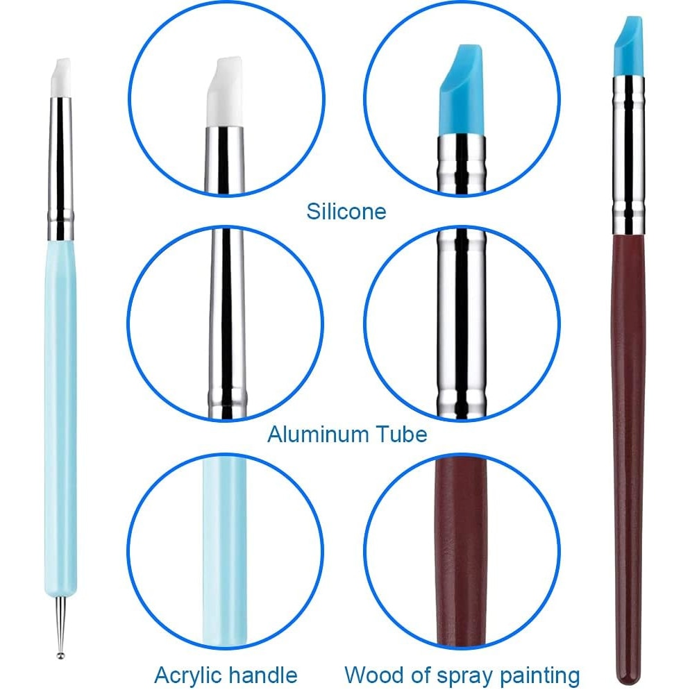 Set 10 unelte modelaj, Sunmostar, Silicon/Plastic, Multicolor - eMAG.ro