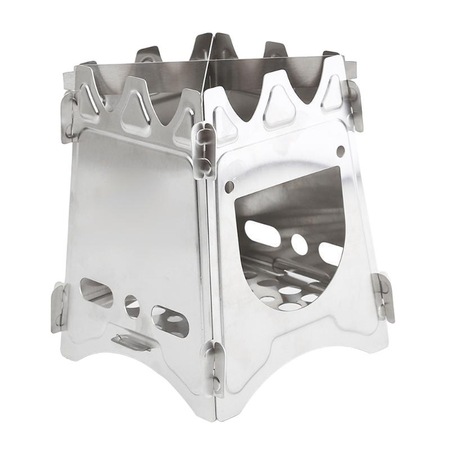 Soba portabila, Sunmostar, Inox, 400 g, 125 x 160 mm, Argintiu - eMAG.ro