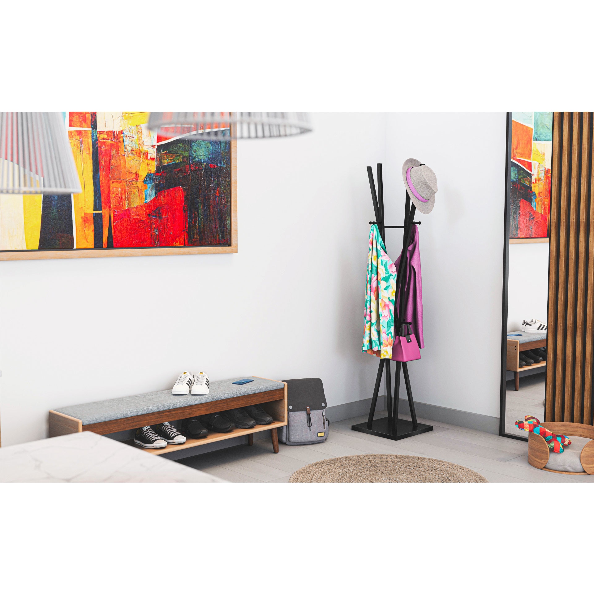 Cuier metalic Mark Adler Host 5.0,12 agatatori, Vertical, Design ...