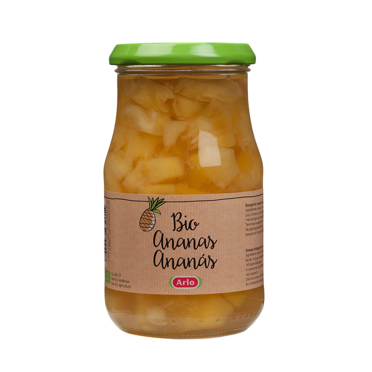 Compot Ananas in suc propriu Arlo 350gr BIO - eMAG.ro