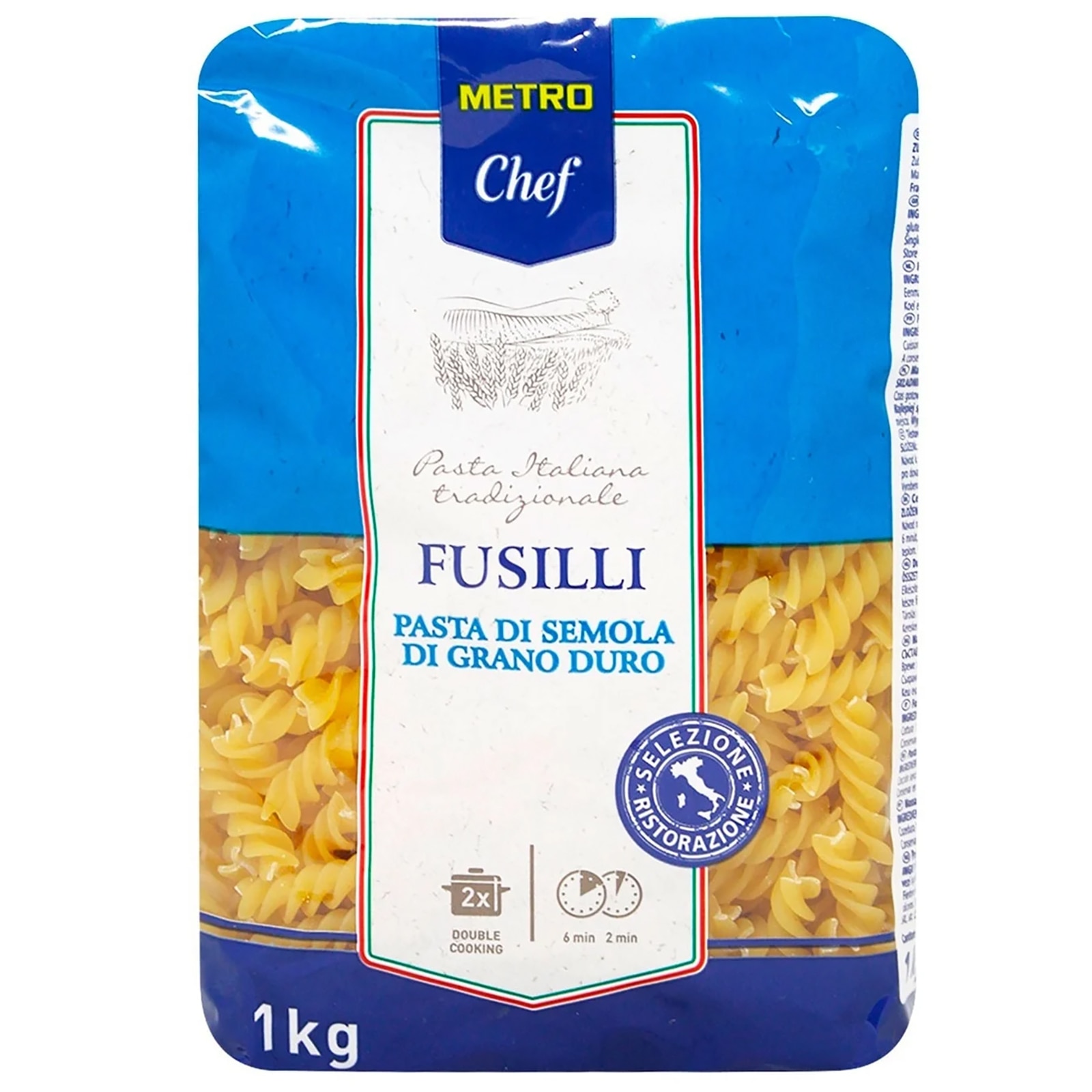 Paste Fusilli, Metro Chef, 1 Kg - eMAG.ro