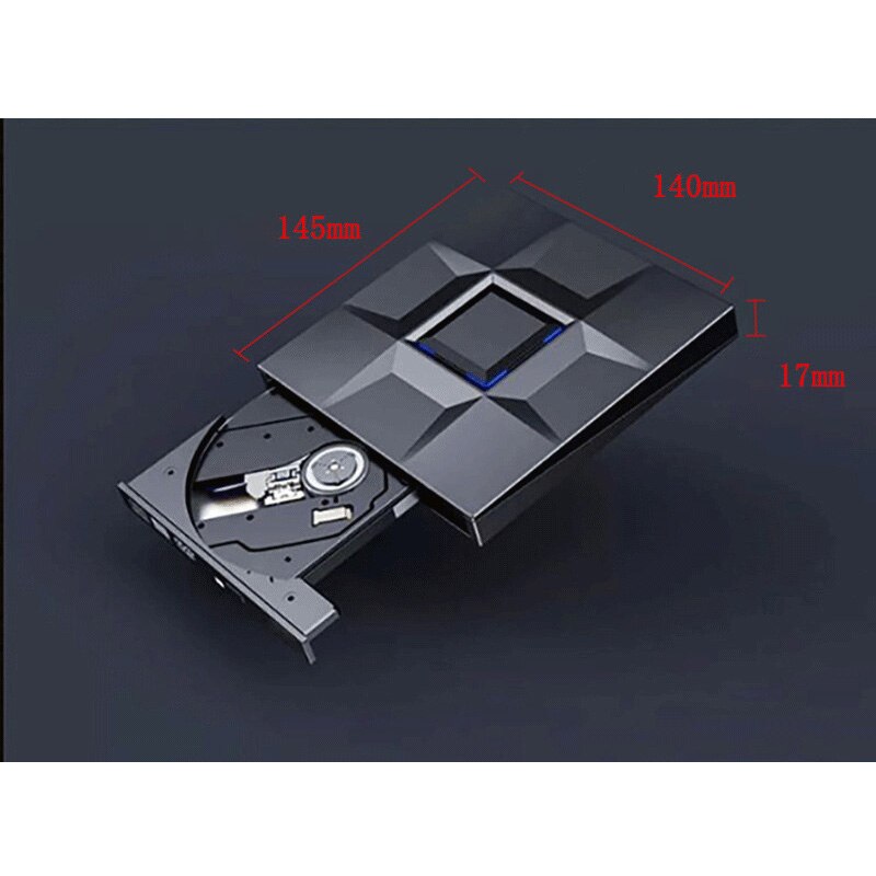 Unitate CD externa DVD, Sunmostar, Metal, USB 3.0, Negru - eMAG.ro