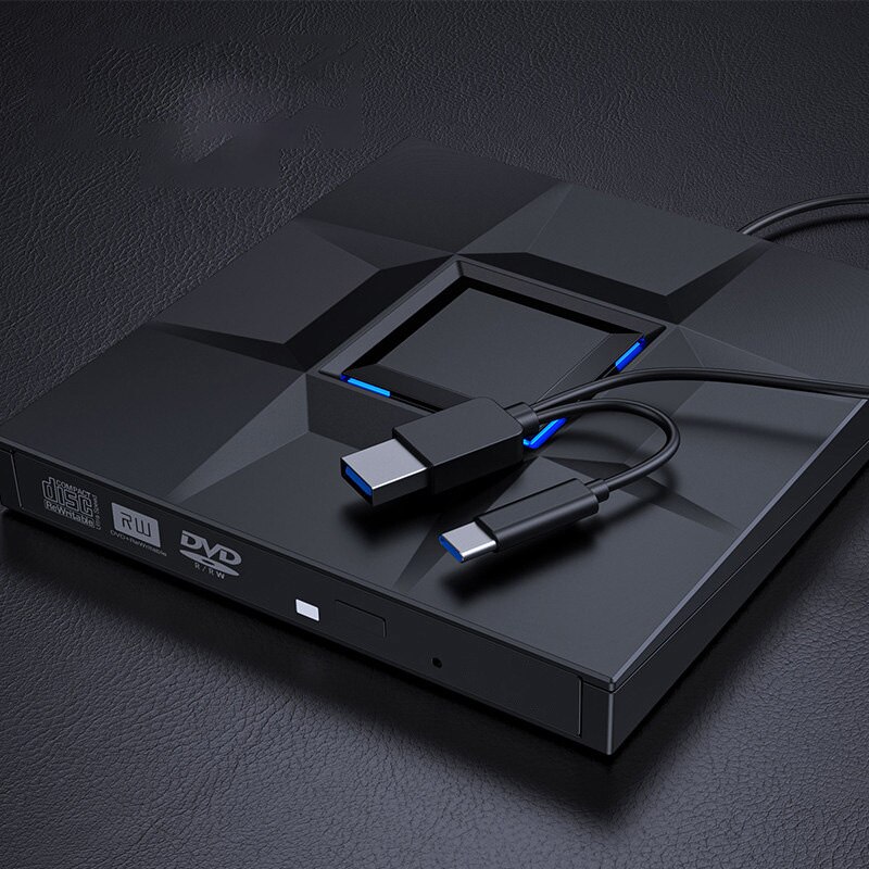 Unitate CD externa DVD, Sunmostar, Metal, USB 3.0, Negru - eMAG.ro