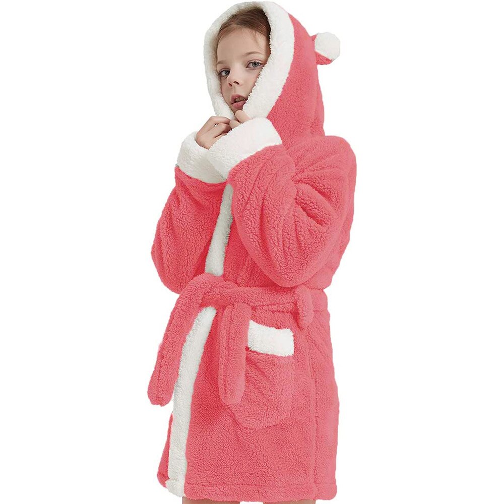 Halat de baie pentru copii MaisonArt Bunny, 6-7 ani, material extra ...