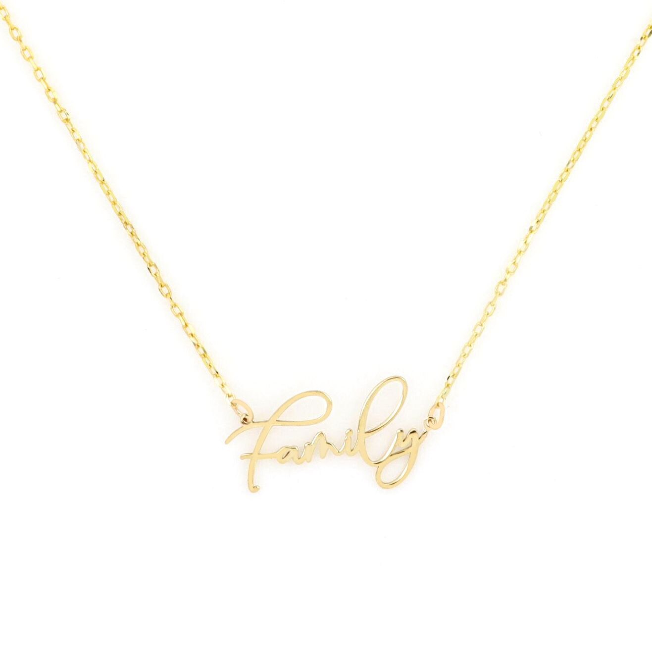 Lant cu element Family, aur 14k - eMAG.ro