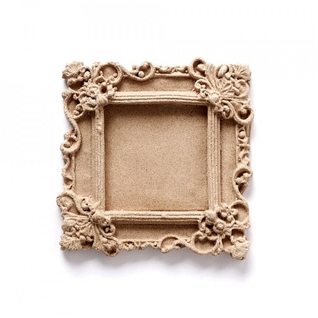 Ornament din lemn termoplastic - rama patrata, 5 x 5 cm - eMAG.ro