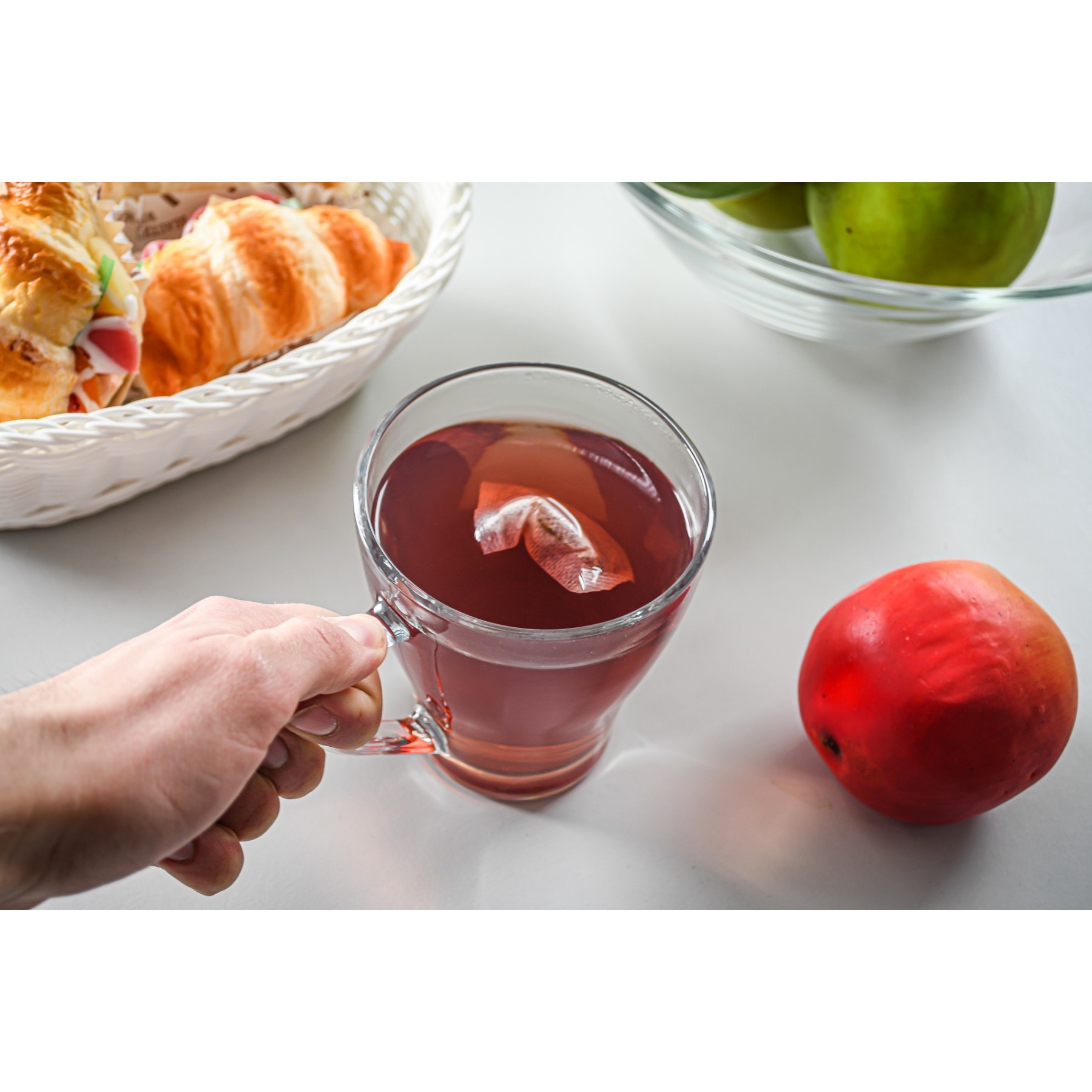 Cana pentru cafea HUGO, Sticla, 360 ml, Transparent - eMAG.ro