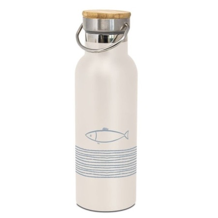 Termos - Pure Fish Off White, Inox, Crem, 500 ml - eMAG.ro