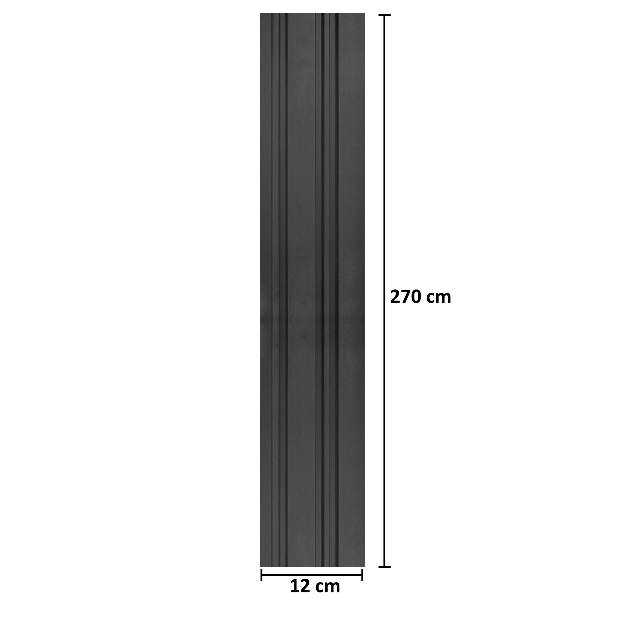 Set 5 panouri decorative, riflaj, polimer rigid, Naimeed D5490 ...