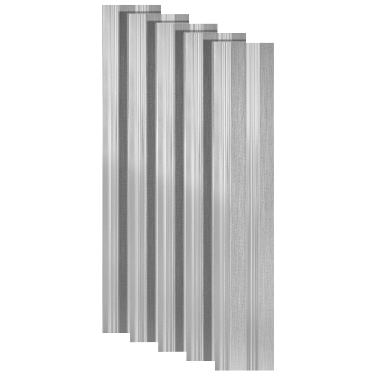 Set 5 panouri decorative, riflaj, polimer rigid, Naimeed D5492 ...