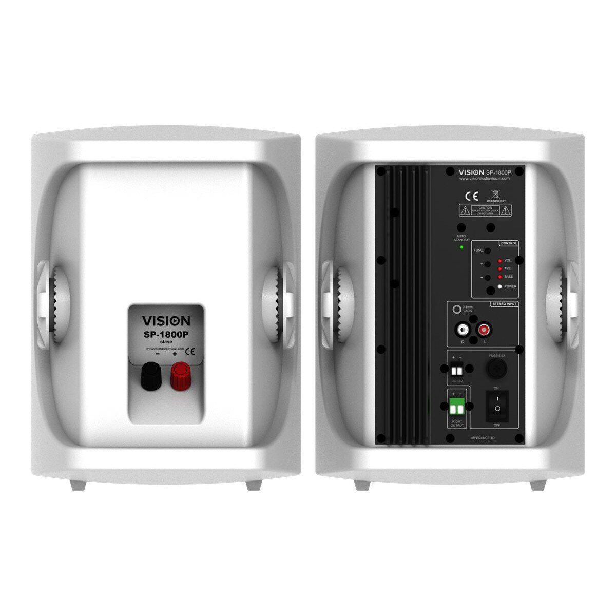 Set de 2 Incinte acustice Vision, SP-1800PBT - eMAG.ro