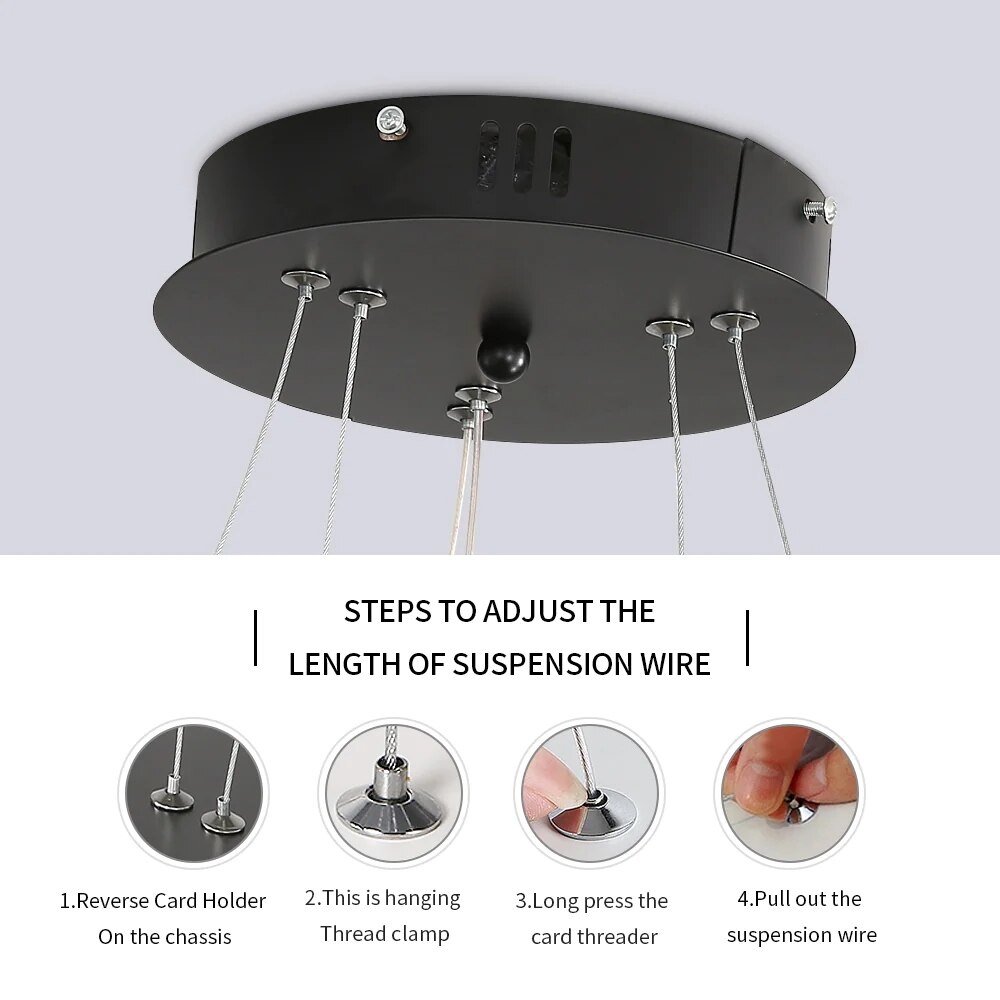 Candelabru modern LED, Toolight, Fier, Reglabil, 20x40 cm, Lumina Alba ...