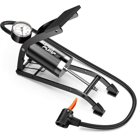 Pompa de picior pentru bicicleta, anvelope auto, motociclete, cu ...