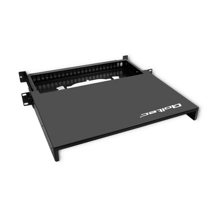 Comutator cu fibra optica RACK pe sina ODF, Qoltec, 24 porturi, SC / SX ...