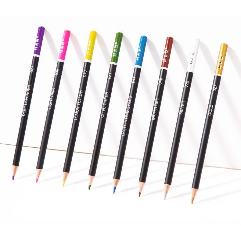 Set 72 creioane colorate cu penar rulat, pentru desen si schite si 2 ...