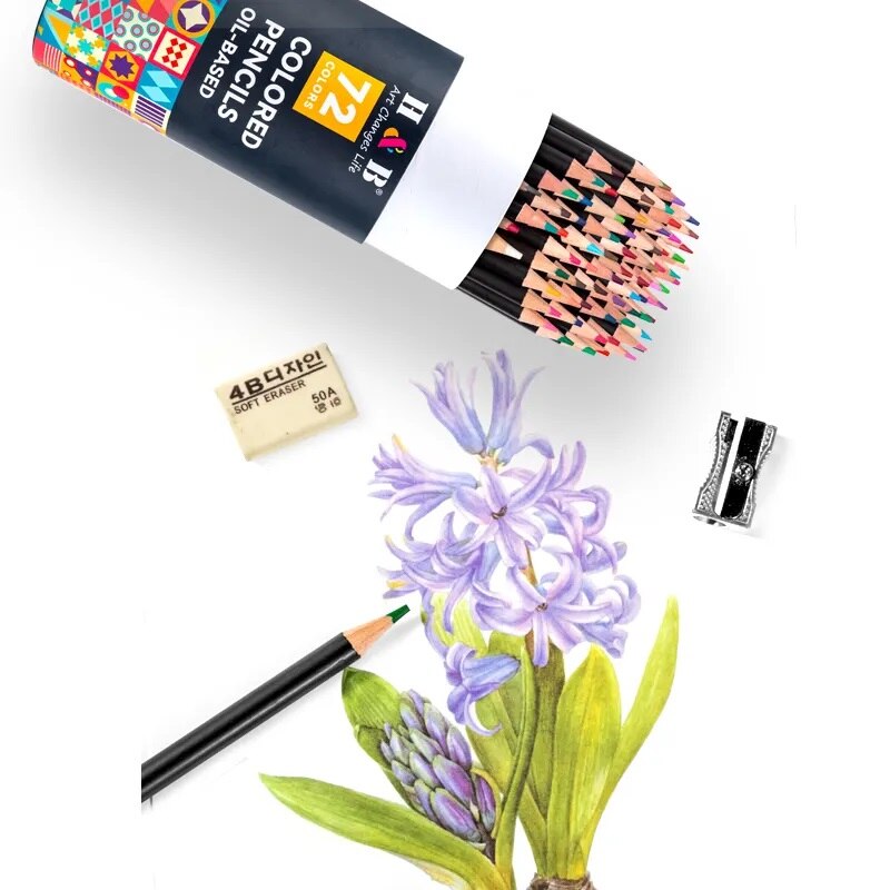 Set 72 creioane colorate si 2 carti de colorat, pentru desen si schite ...