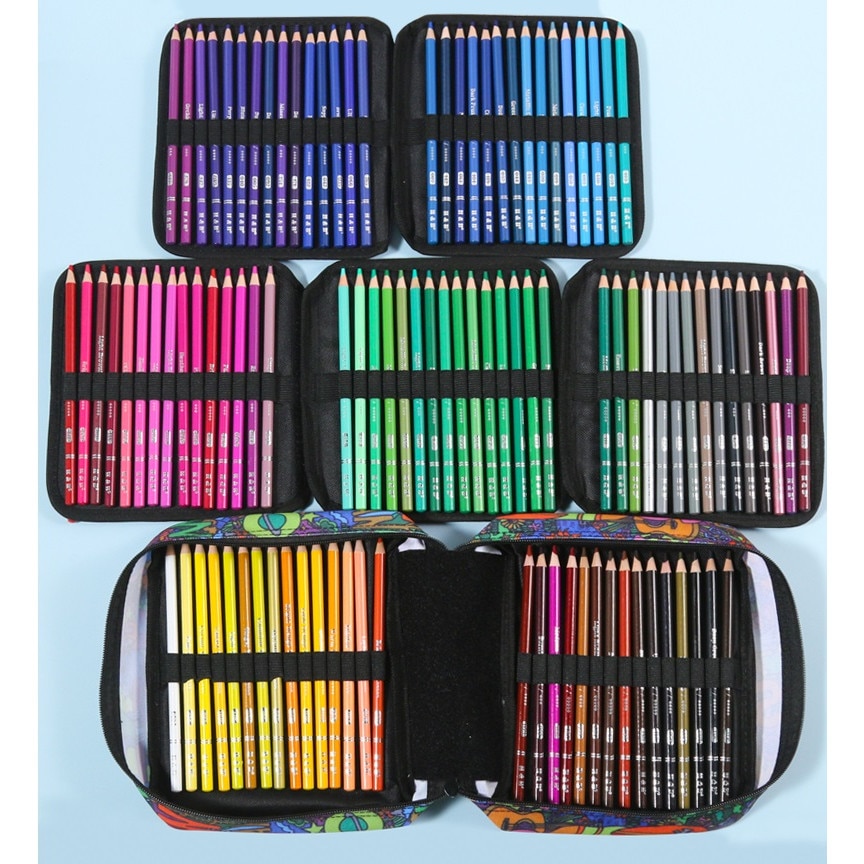 Set 180 creioane colorate cu penar Graffiti si 2 carti de colorat ...