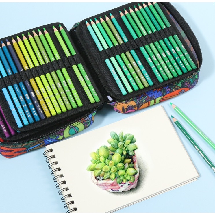 Set 180 creioane colorate cu penar Graffiti si 2 carti de colorat ...