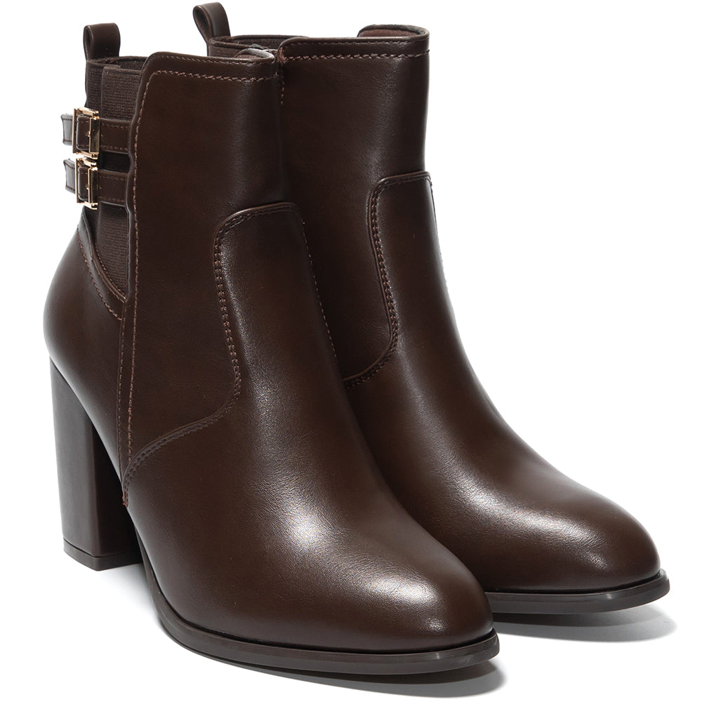 Botine dama Symona, Cafeniu - 40 - eMAG.ro