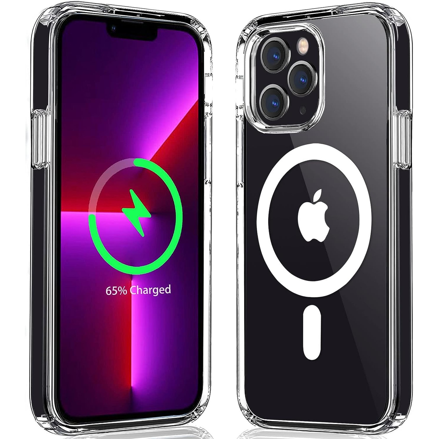 Husa pentru iPhone 13 Pro Max ZAFIT®, cu incarcare Magsafe, Silicon ...