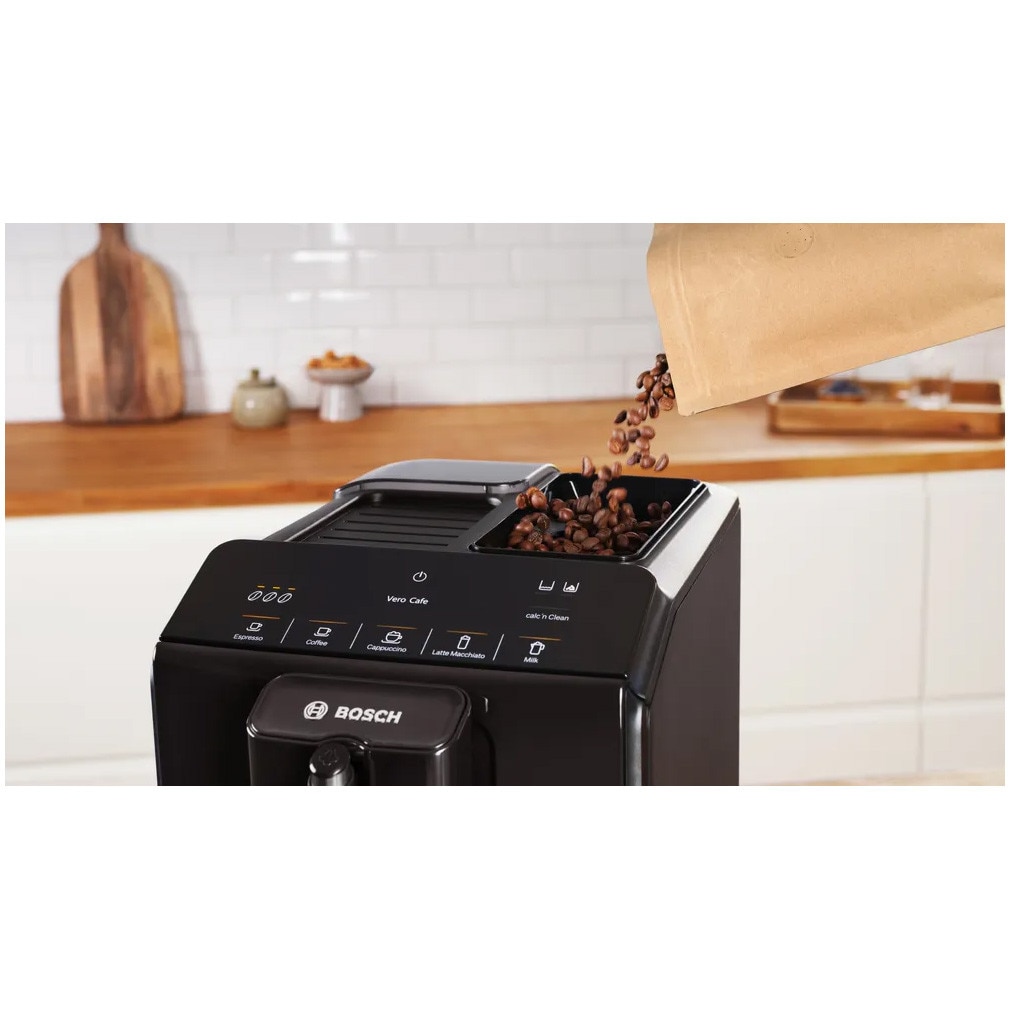 Espressor automat Bosch VeroCafe TIE20129, 15 bari, 1,4 l, rasnita ...