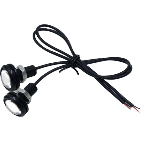 Set 2 Lampi LED, 23mm, 1.5W, 12V, lumina alba - eMAG.ro