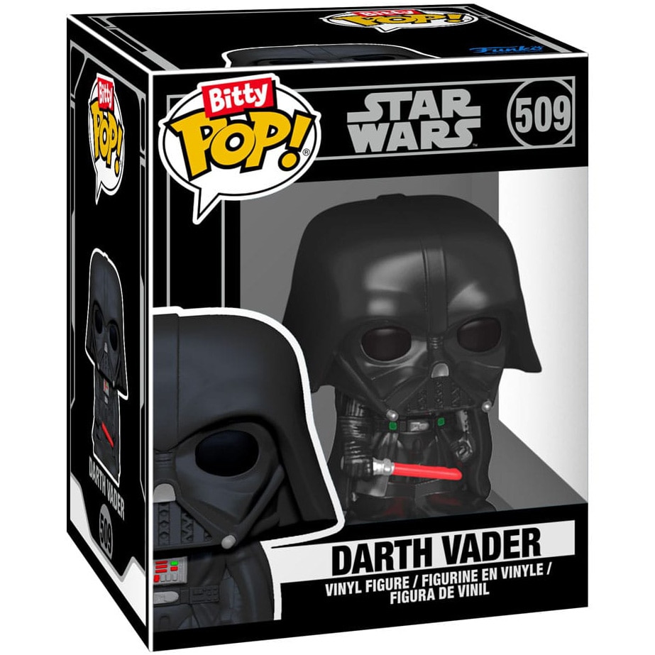 Set 4 figurine Funko Bitty POP! Star Wars - Darth Vader, Tie Fighter Pilot, Stormtrooper ...