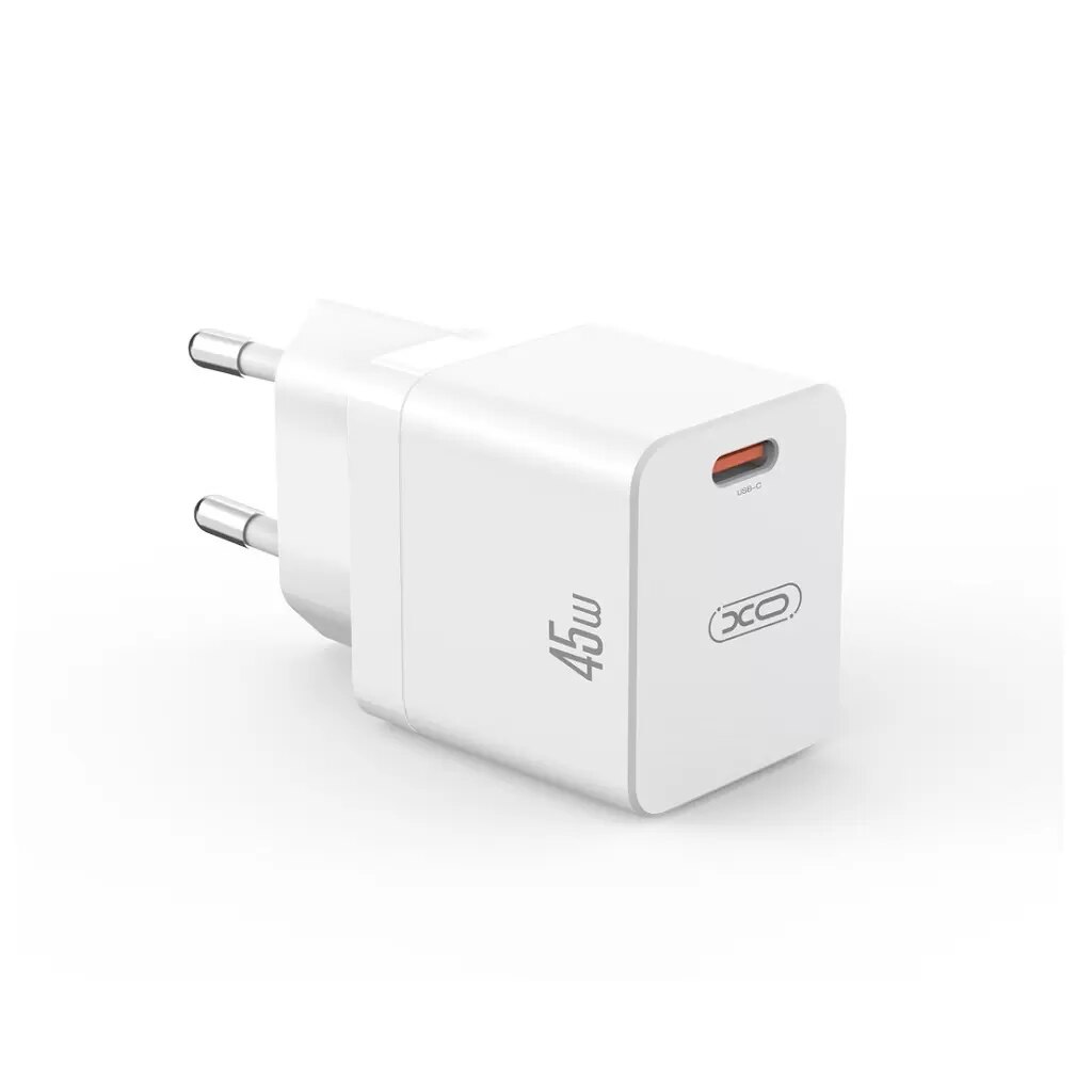Adaptor incarcator de retea, XO, CE09 PD45W 1xUSB-C, Alb - eMAG.ro
