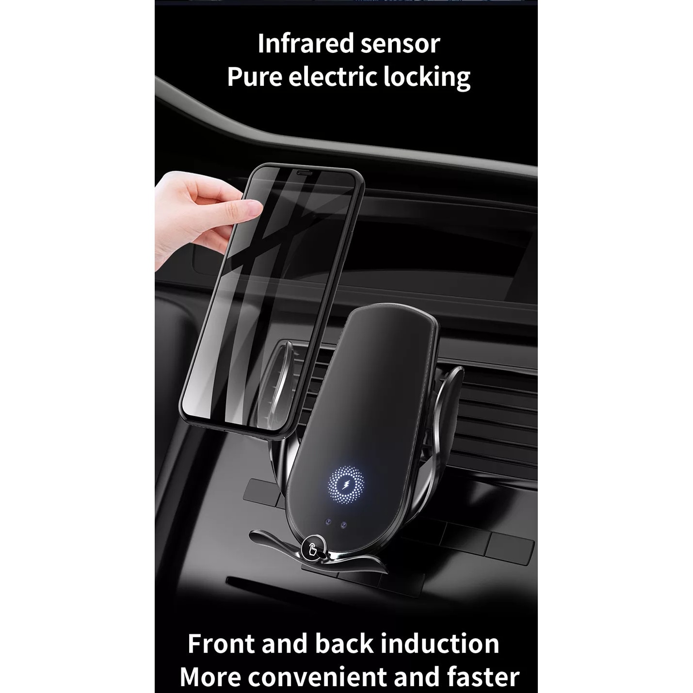 Incarcator Auto Wireless, BesideSolutions, Rotire 360 Grade, Incarcare ...