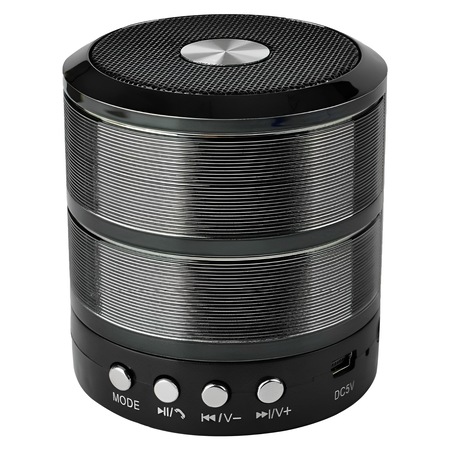 Mini boxa portabila, Corp metalic, Bluetooth, Miscro-SD Card. Radio ...