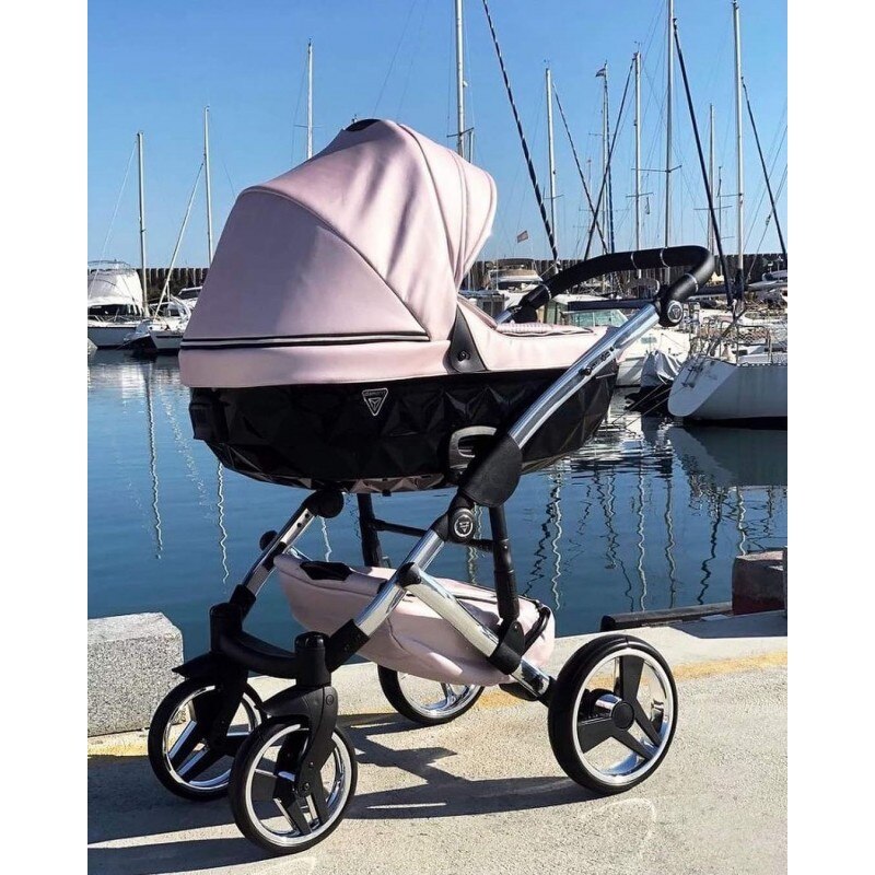 Carucior pentru copii, Junama, 3in1, roz/negru - eMAG.ro
