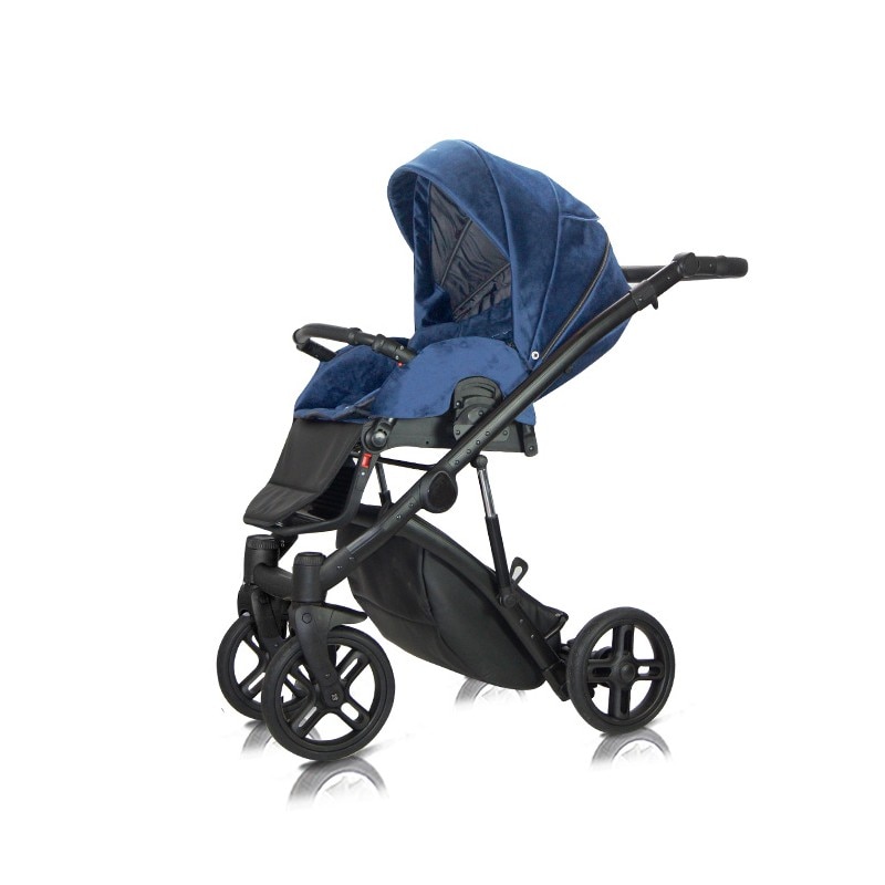 Carucior multifunctional pentru bebe, 4 in 1, Milu Kids, catifea ...