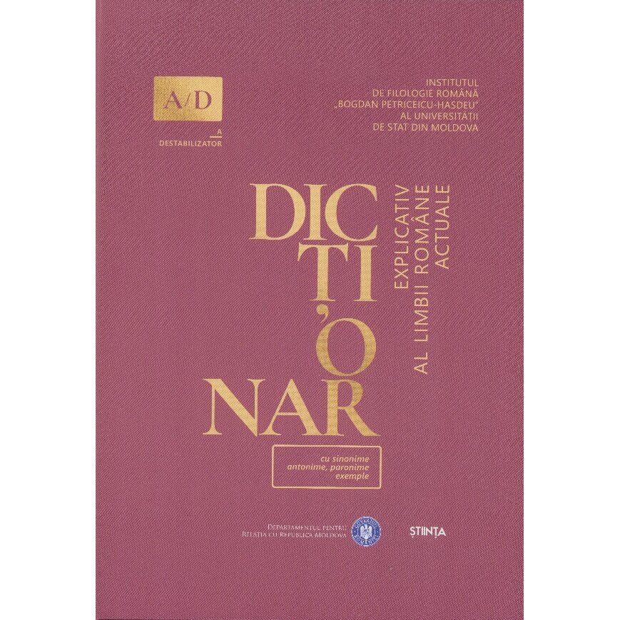 Dictionar Explicativ Al Limbii Romane Actuale Cu Sinonime, Antonime ...