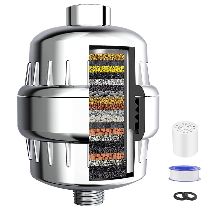 Filtru de Apa Premium pentru Dus Chucai 20 de Stagii de Filtrare ...