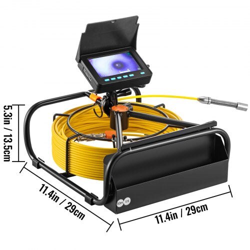 Camera video pentru conducte, cu ecran LCD de 4.3 inch - eMAG.ro
