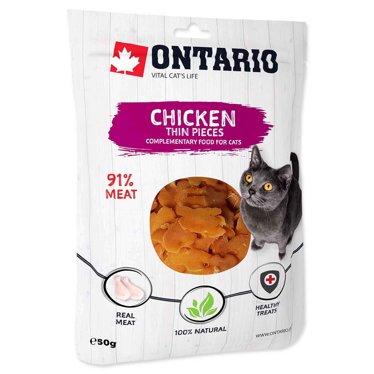 Recompense pentru pisici, Ontario, Pui, 50 g - eMAG.ro